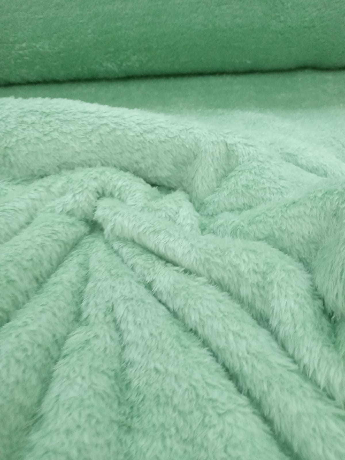 Corderito soft doble verde agua – Eme Telas | Tienda de telas por metro ...