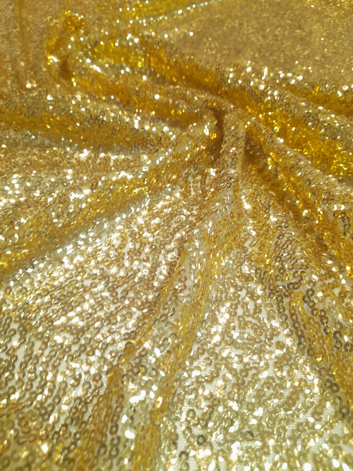 Paiet dorado – Eme Telas | Tienda de telas por metro online